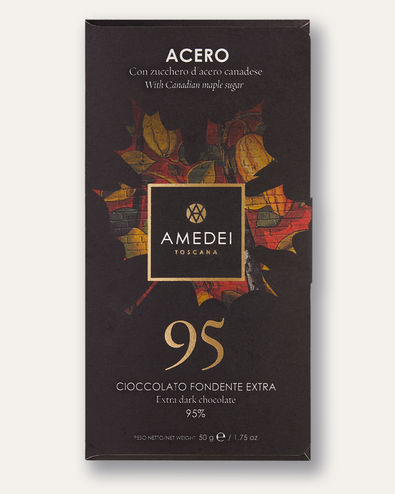 楓葉95%黑巧克力Bar – AMEDEI TAIWAN